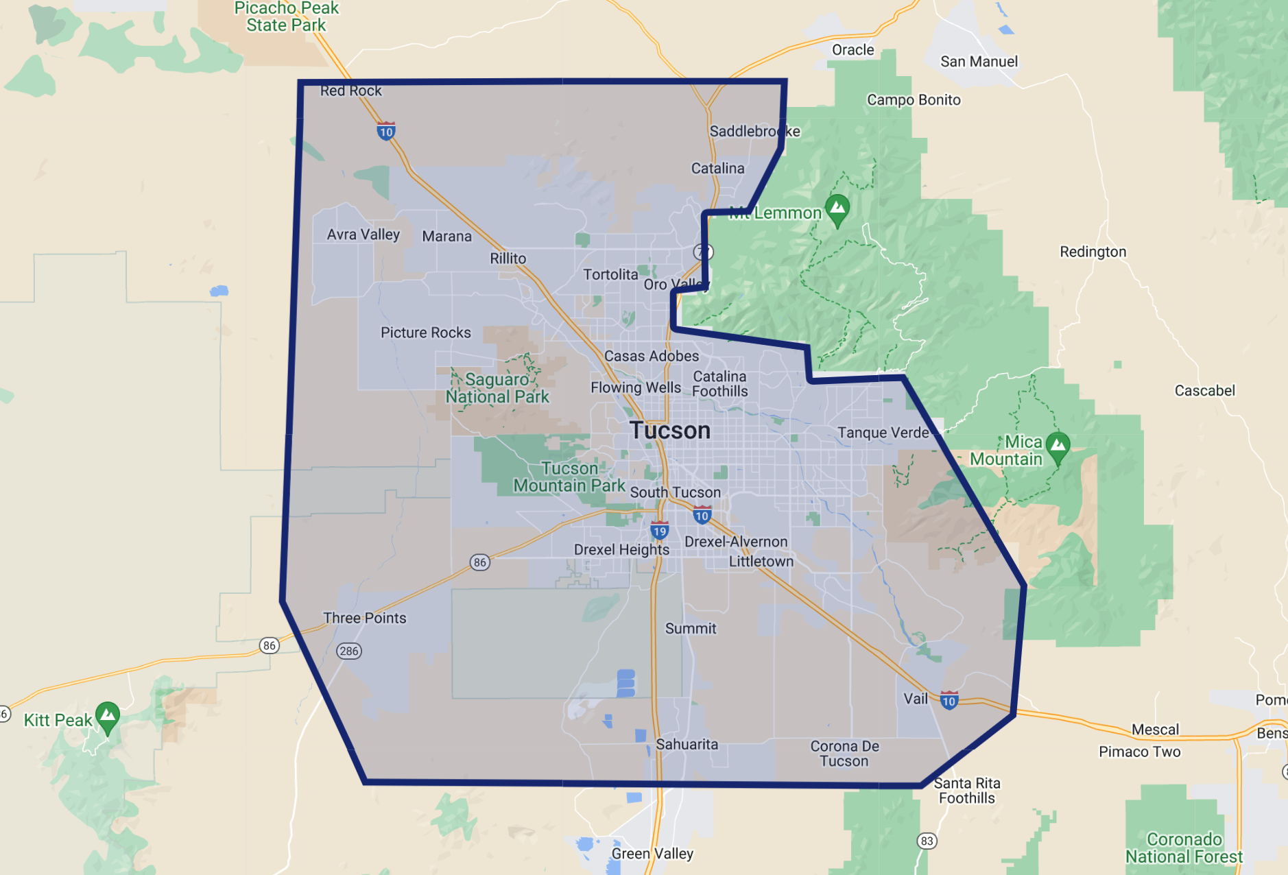 Service Area and Locations | Fusion Plumbing & Air